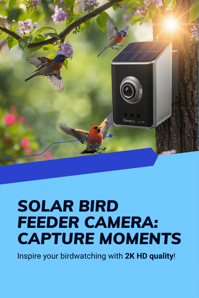 Solar Bird Feeder Camera: Capture Stunning 2K HD Birdwatching Moments ...
