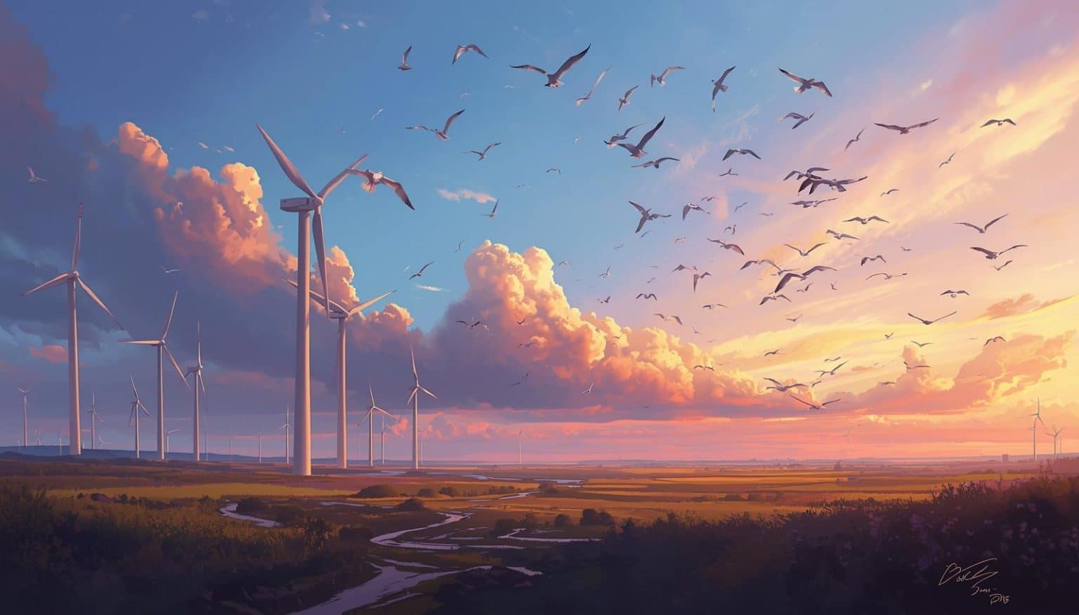 Bird Migration And Wind Turbines: Bird Safety and Wind Energy - Birds